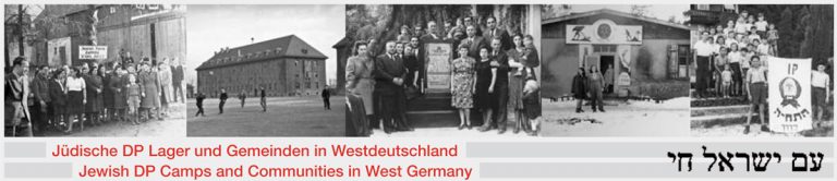 Jüdische DP Lager und Gemeinden in Westdeutschland – Jewish DP Camps ...